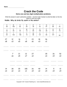 Multiplication Worksheets
